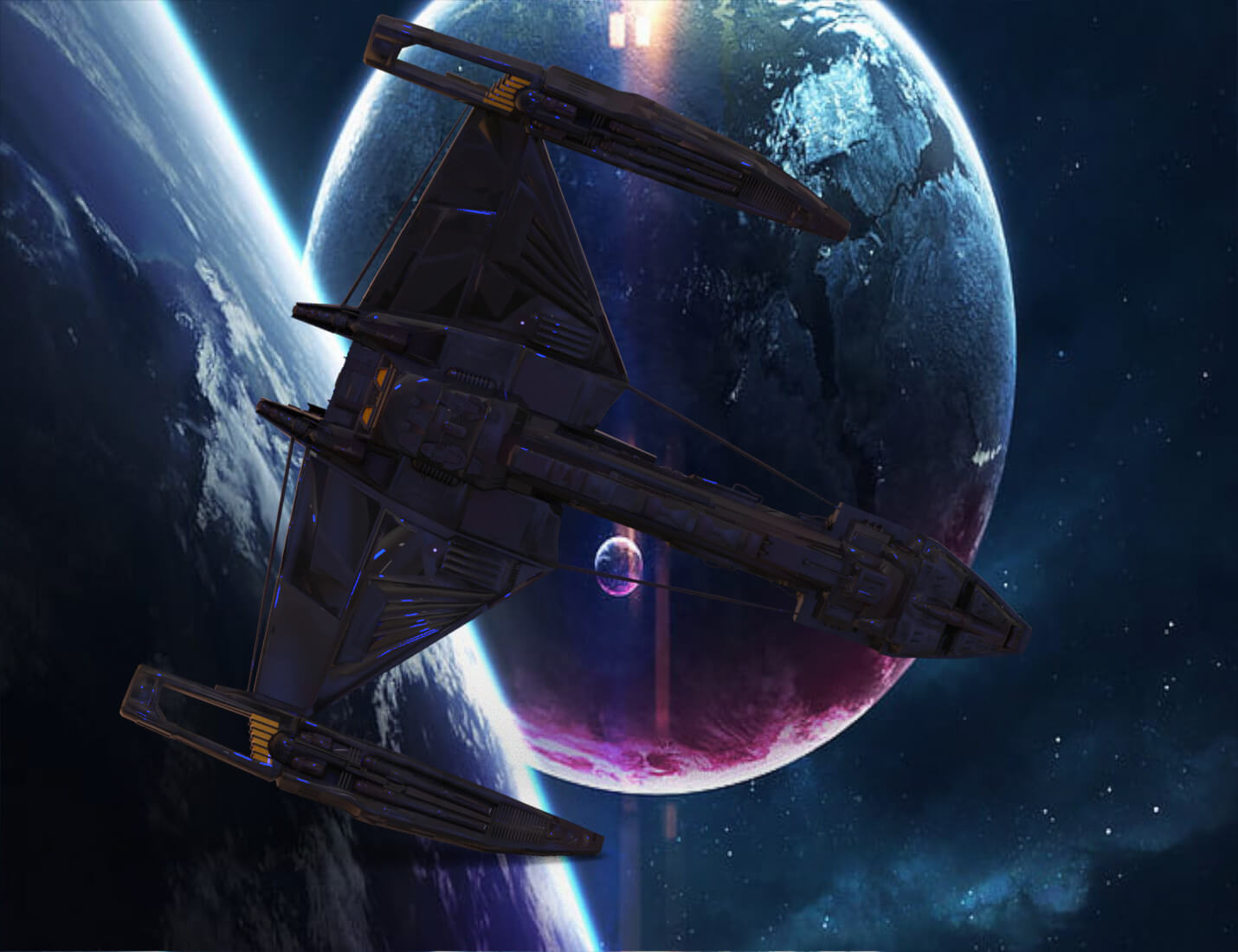 Star Trek Series: Klingon D5 Class Starship - Unreal Engine 3D Model by den