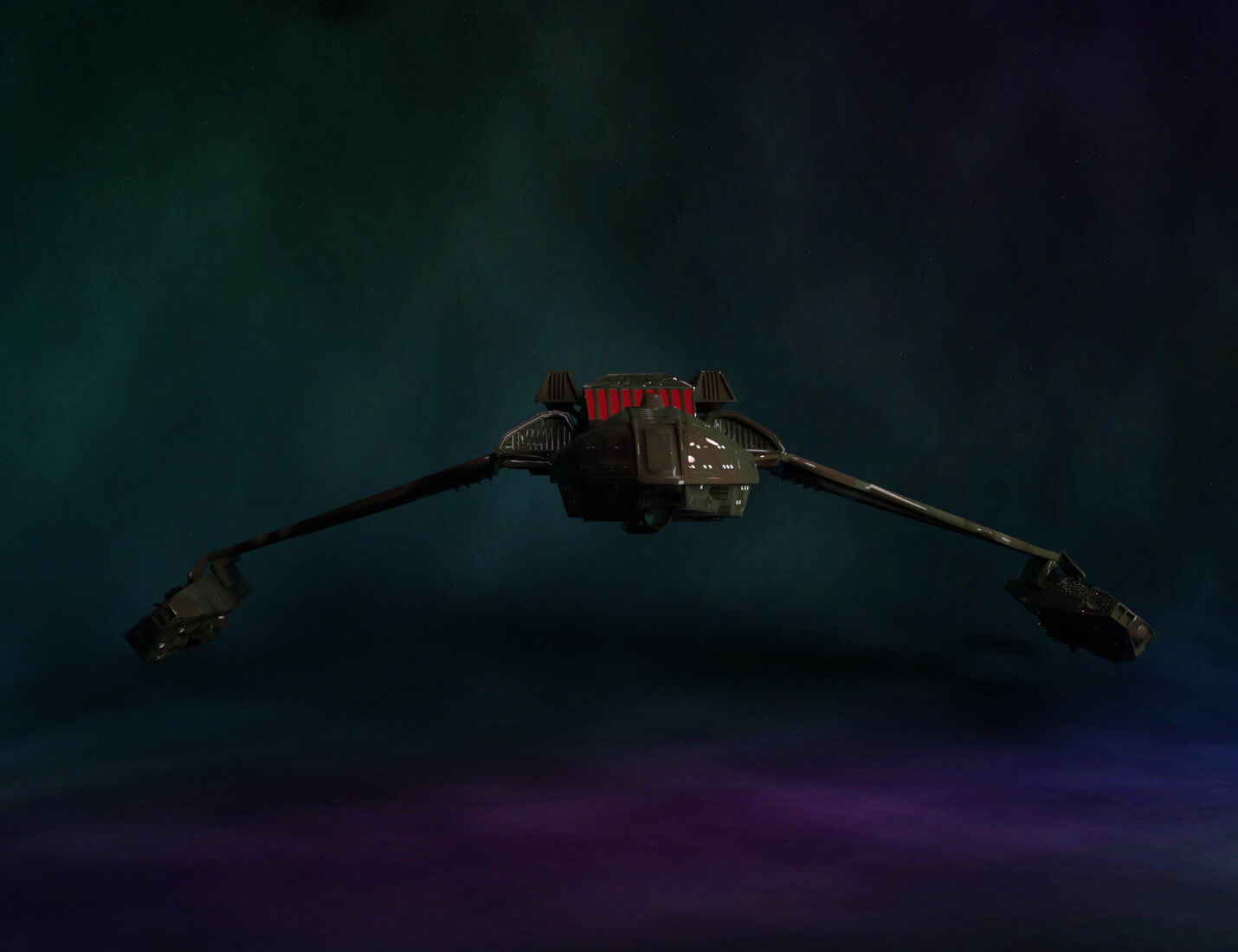 Klingon D5 Class Starship - Unreal Engine 3D Model by den
