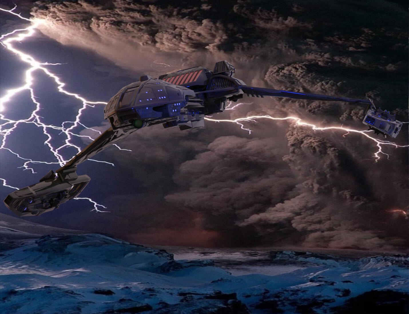 Star Trek Series: LT Klingon D5 Class Battlecruiser - Daz Content by den