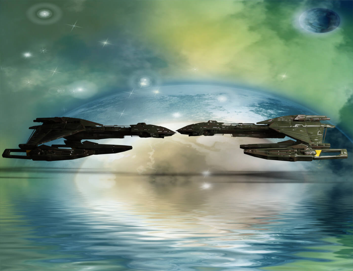 Klingon D5 Class Battlecruiser - Daz Content by den