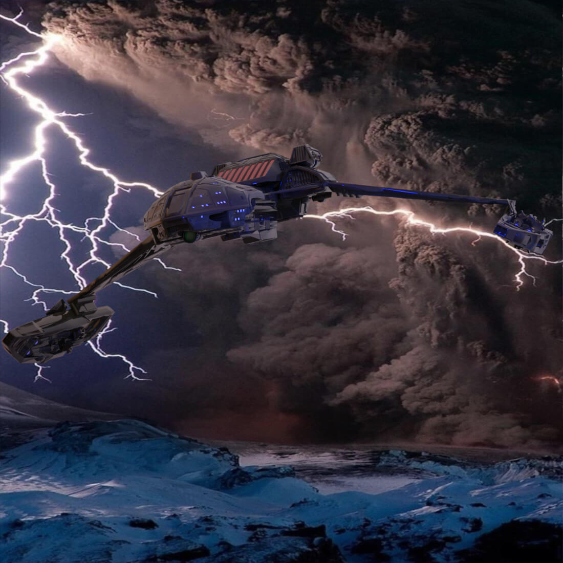 Klingon D5 Class Battlecruiser - Daz Content by den