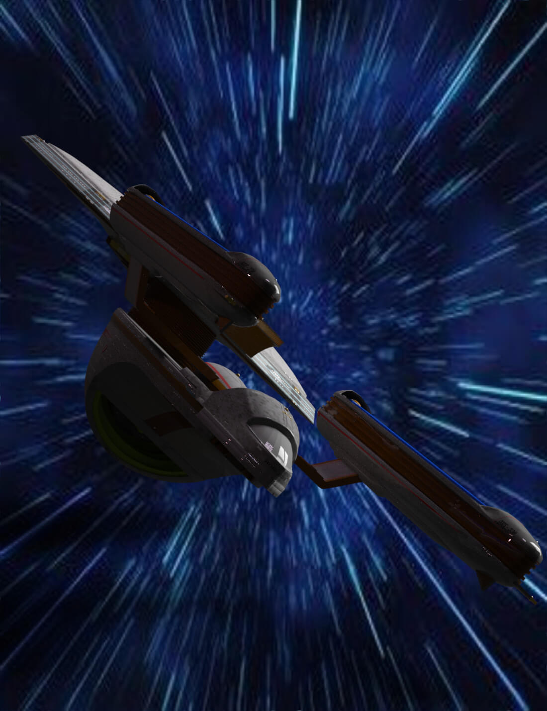 USS Excelsior 5000 - Daz Content by den