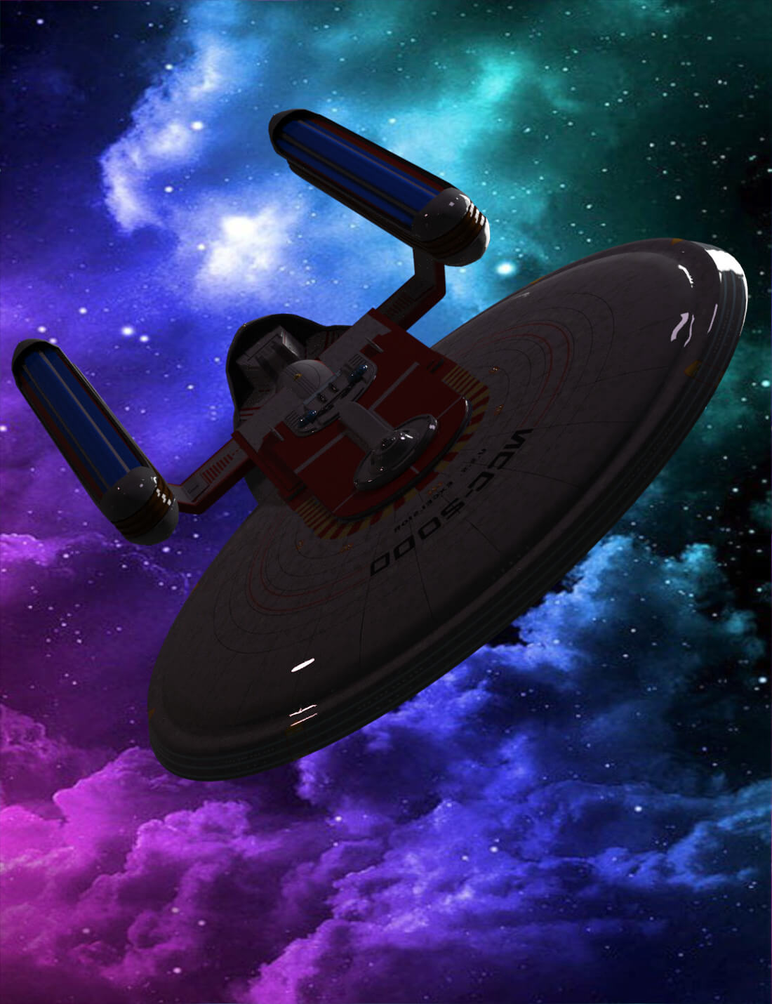 USS Excelsior 5000 - Daz Content by den