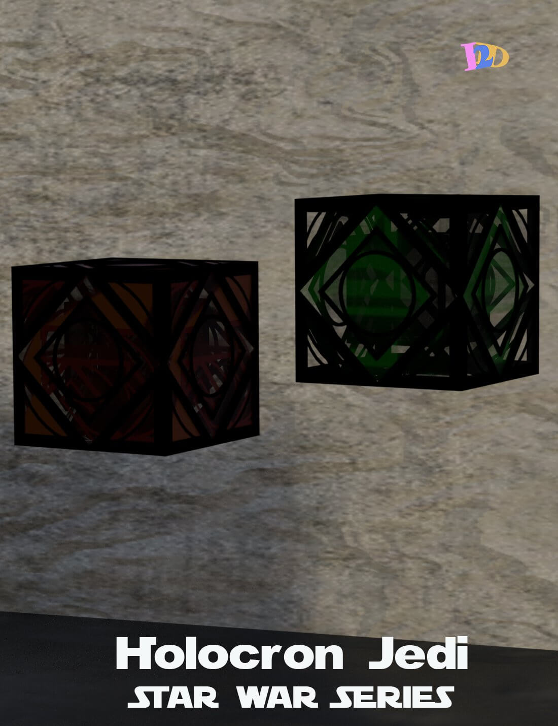 Jedi Holocron - Daz Content by den