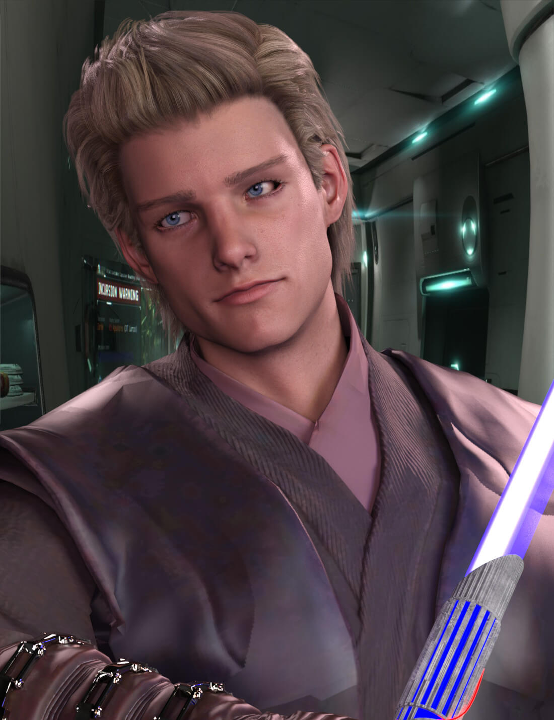 Star Wars Series: LT Coran Andayen for Genesis 9 - Daz Content by den