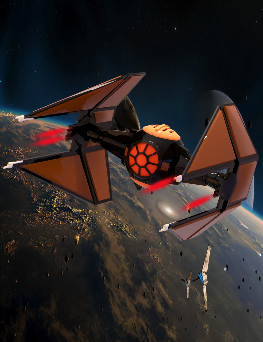 Star Wars Series: LT TIE1 Galactic Empire for Unreal Engine - 3D Model ...