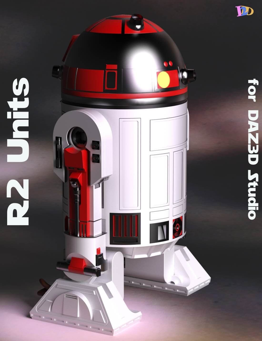 Star Wars Series: R Units Astromechs Bundle - Daz Content by den