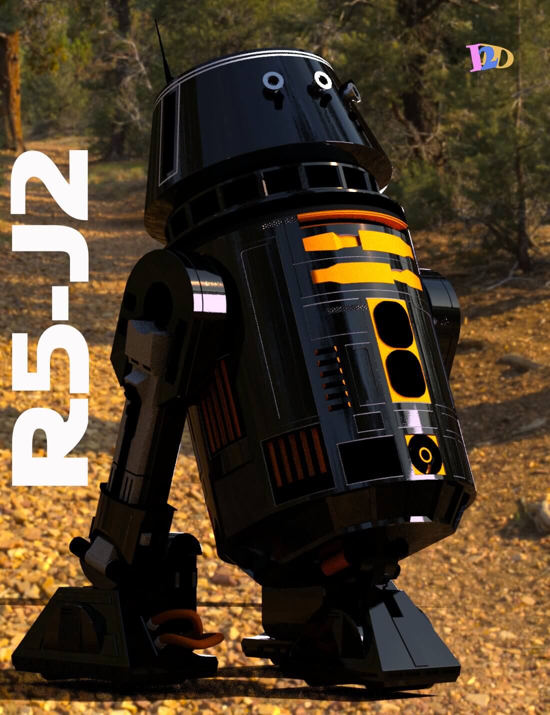 Star Wars Series: R Units Astromechs Bundle - Daz Content by den