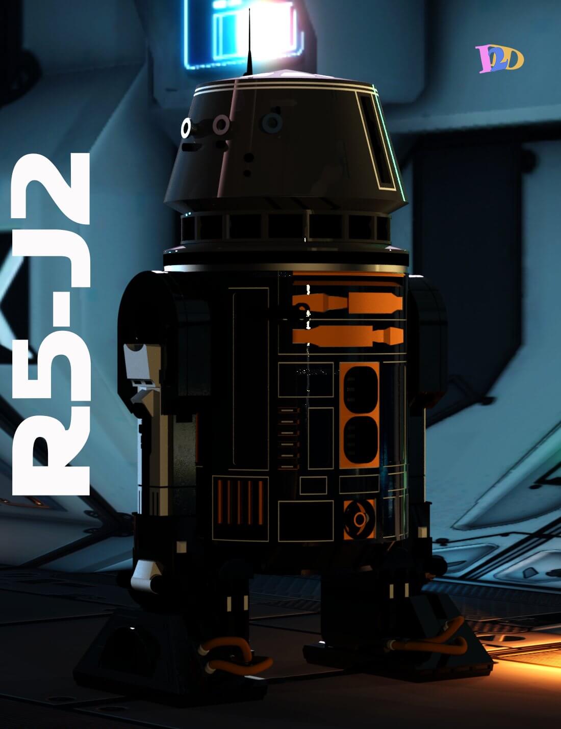 Star Wars Series: R Units Astromechs Bundle - Daz Content by den