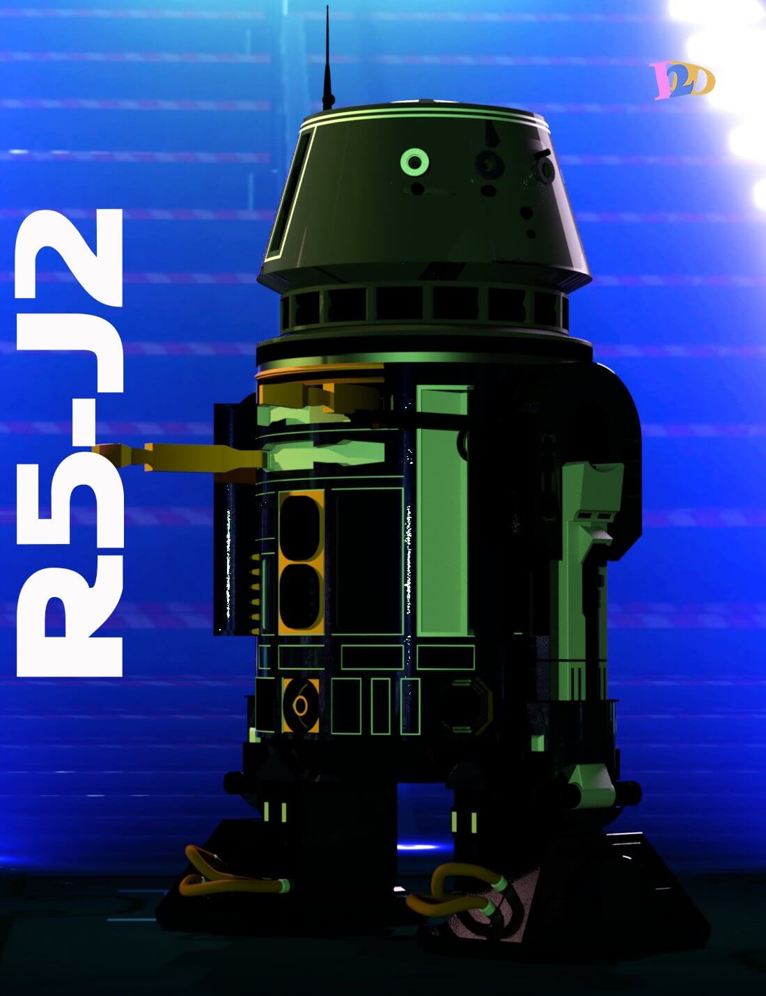 Star Wars Series: R Units Astromechs Bundle - Daz Content by den