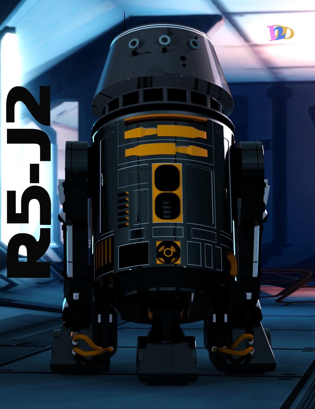 R Units Astromechs Bundle - Daz Content by den