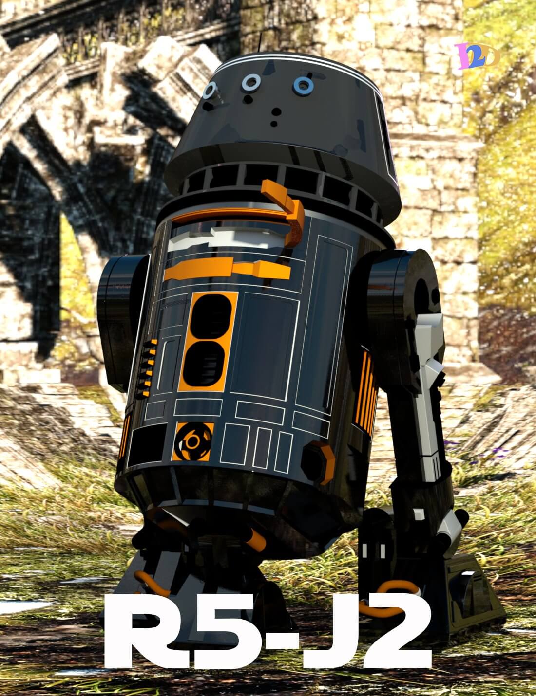 Star Wars Series: R Units Astromechs Bundle - Daz Content by den
