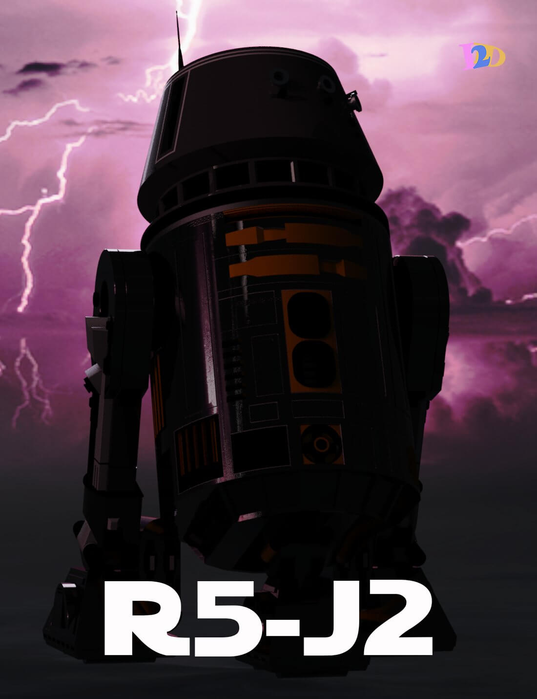 Star Wars Series: R Units Astromechs Bundle - Daz Content by den