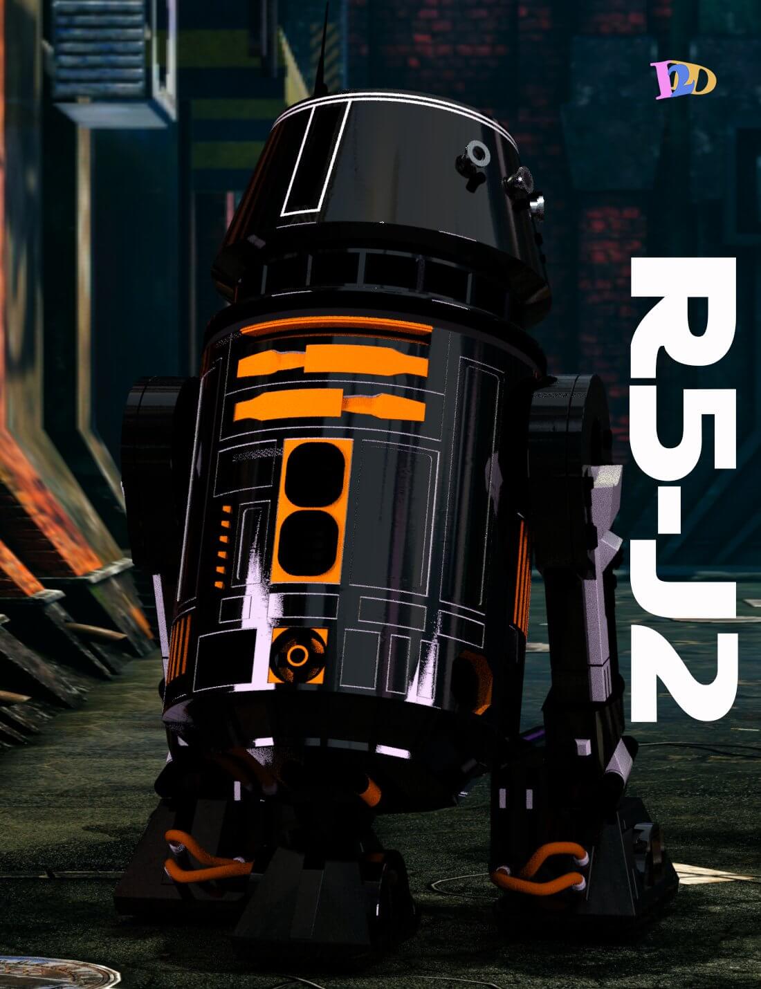 R Units Astromechs Bundle - Daz Content by den