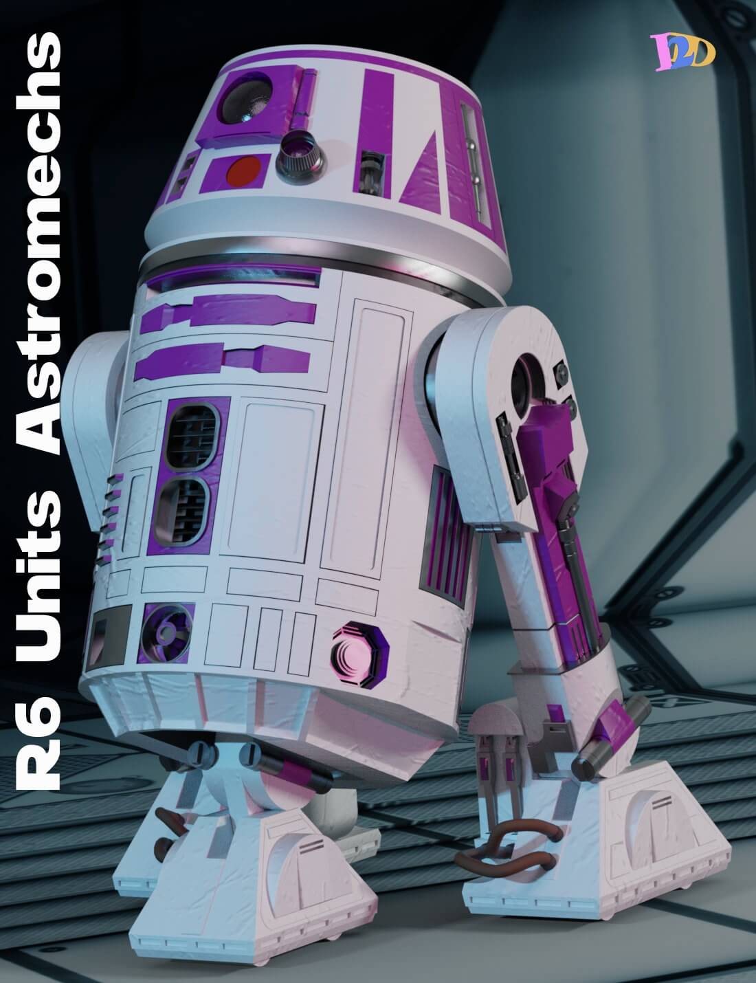 Star Wars Series: R Units Astromechs Bundle - Daz Content by den