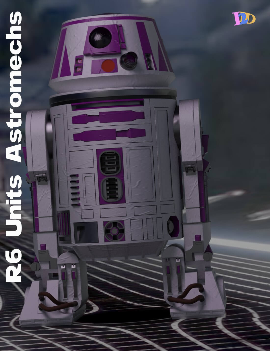 Star Wars Series: R Units Astromechs Bundle - Daz Content by den