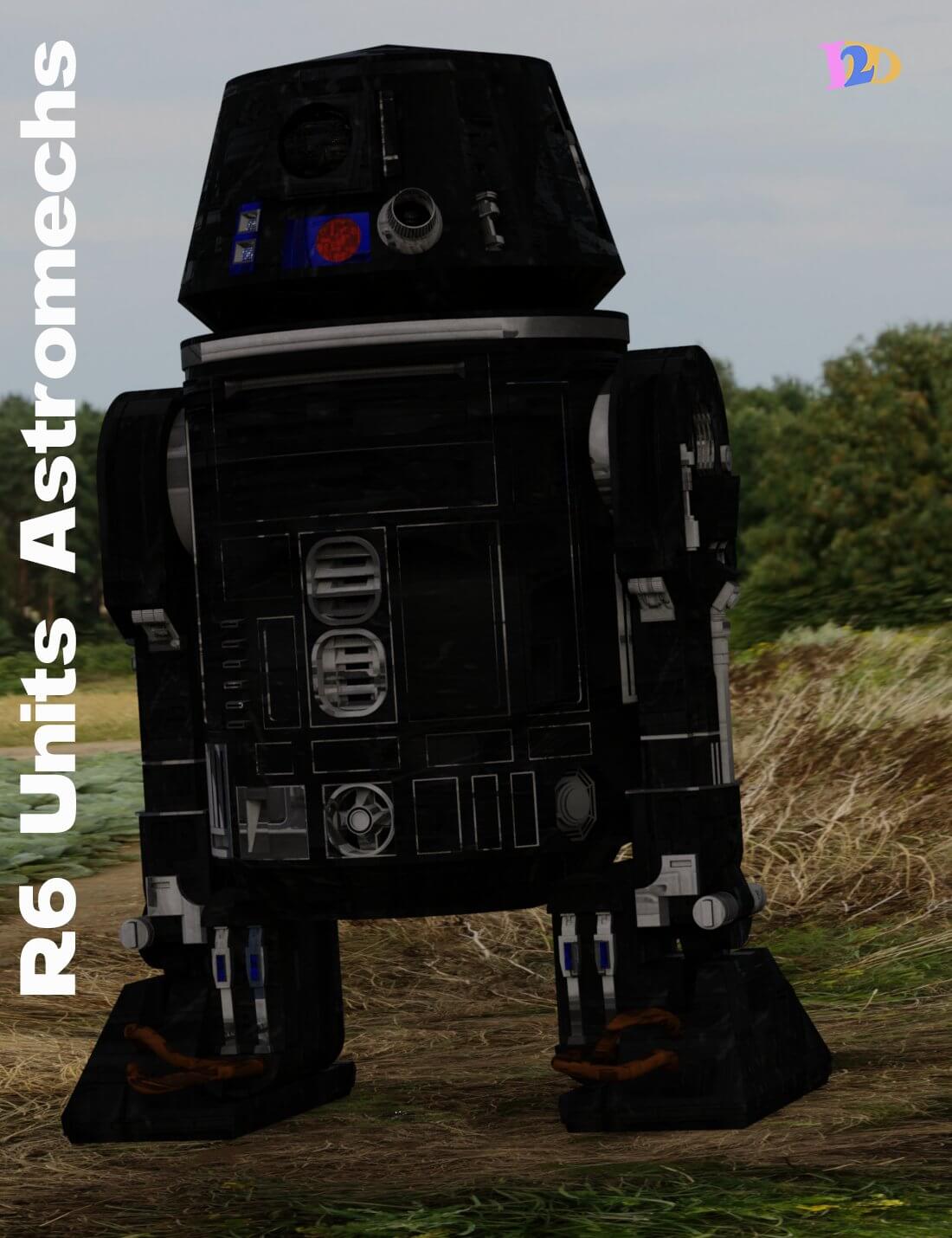 Star Wars Series: R Units Astromechs Bundle - Daz Content by den