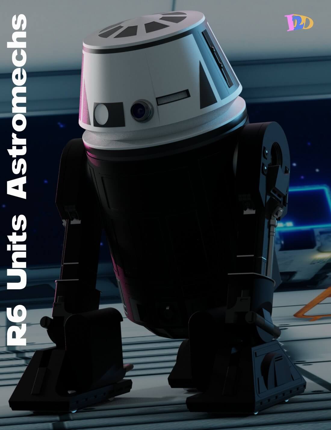 Star Wars Series: R Units Astromechs Bundle - Daz Content by den