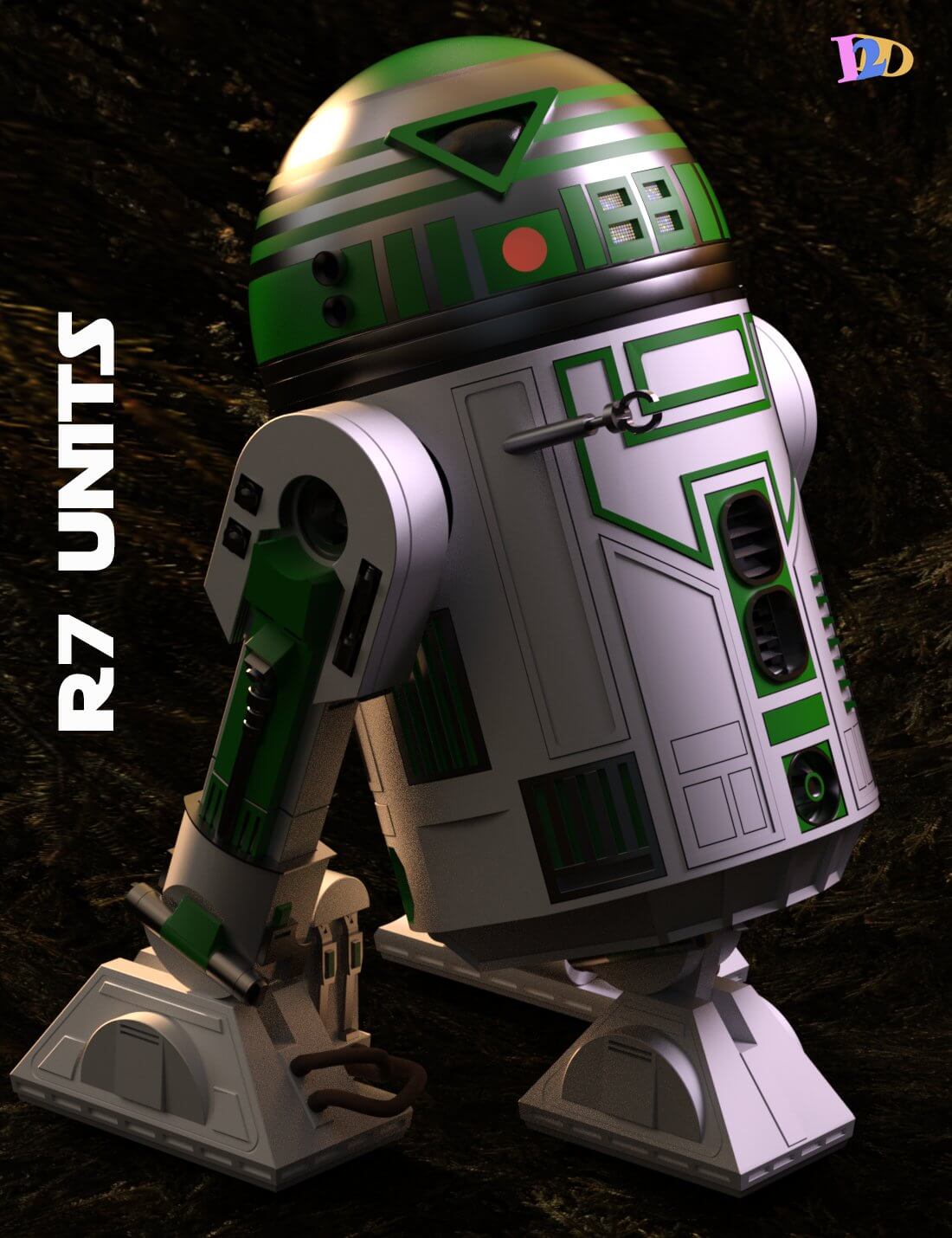 R Units Astromechs Bundle - Daz Content by den