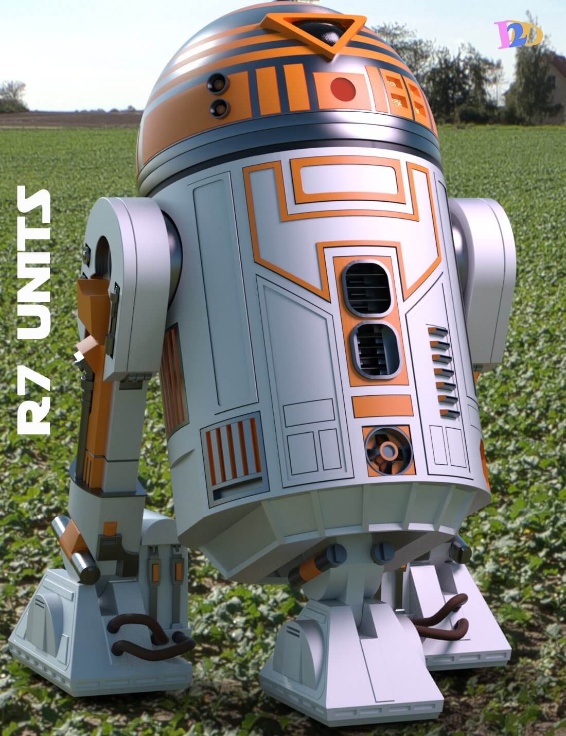 R Units Astromechs Bundle - Daz Content by den