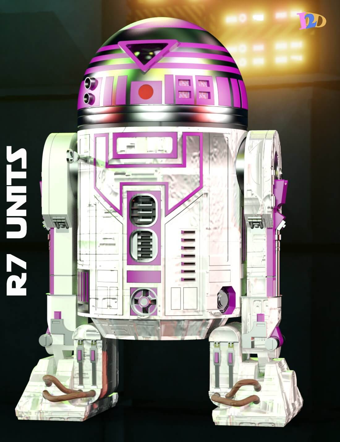 Star Wars Series: R Units Astromechs Bundle - Daz Content by den