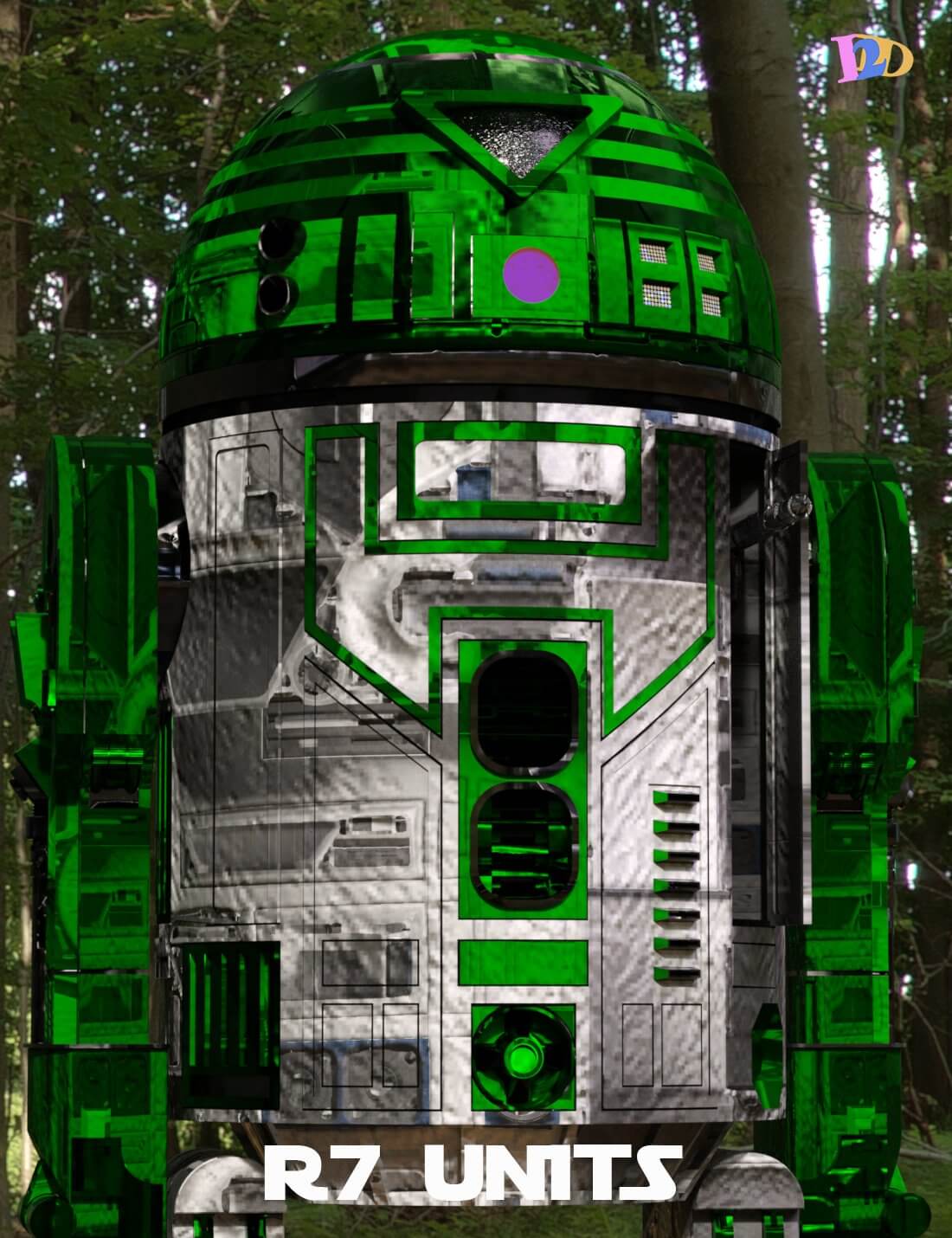 Star Wars Series: R Units Astromechs Bundle - Daz Content by den