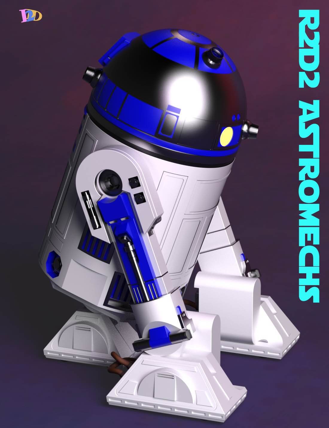Star Wars Series: R Units Astromechs Bundle - Daz Content by den