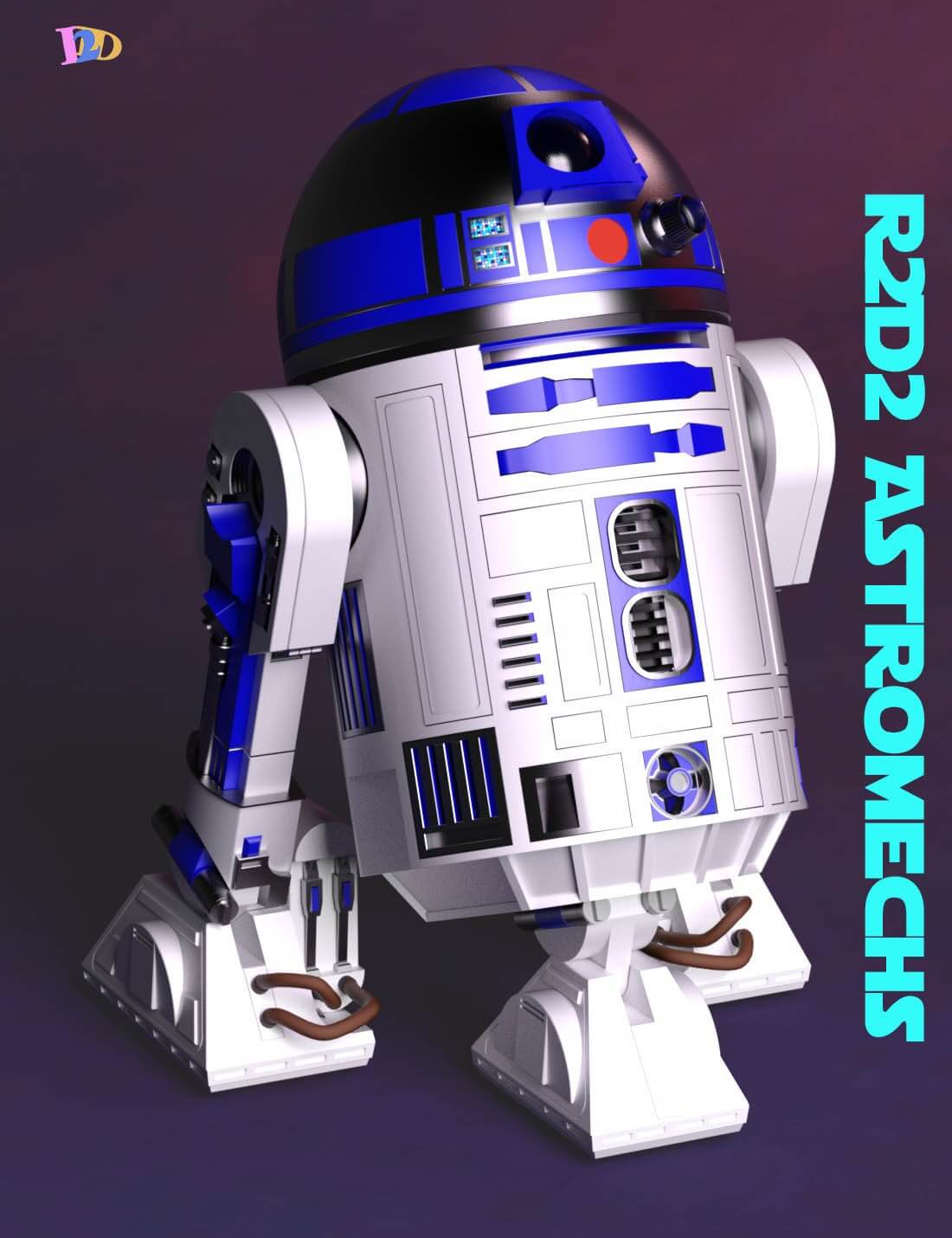 Star Wars Series: R Units Astromechs Bundle - Daz Content by den