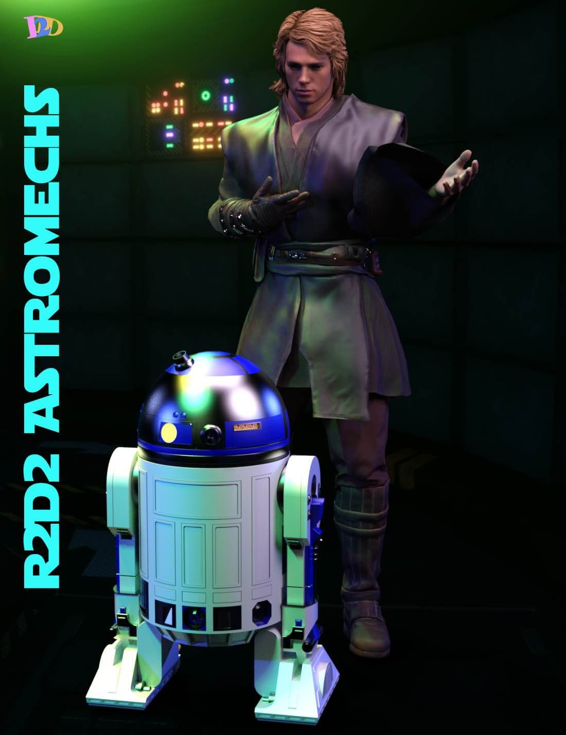 Star Wars Series: R Units Astromechs Bundle - Daz Content by den