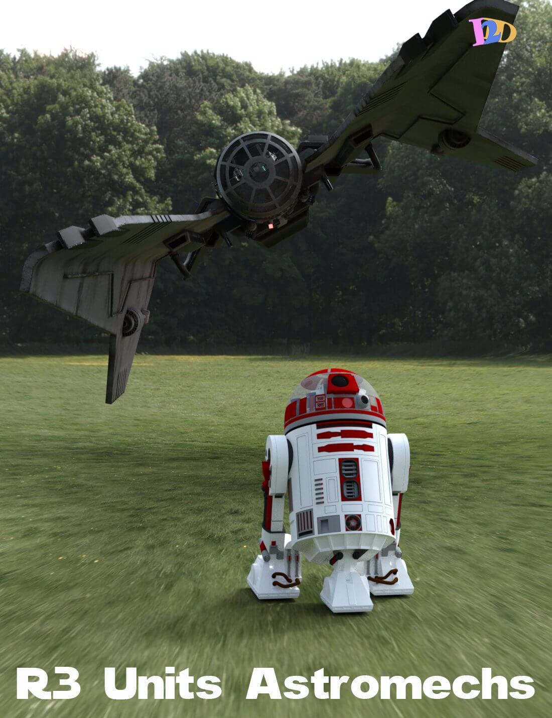 Star Wars Series: R Units Astromechs Bundle - Daz Content by den