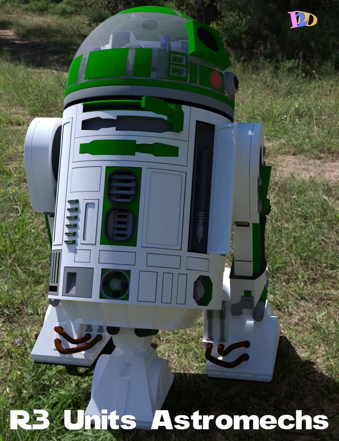 Star Wars Series: R Units Astromechs Bundle - Daz Content by den