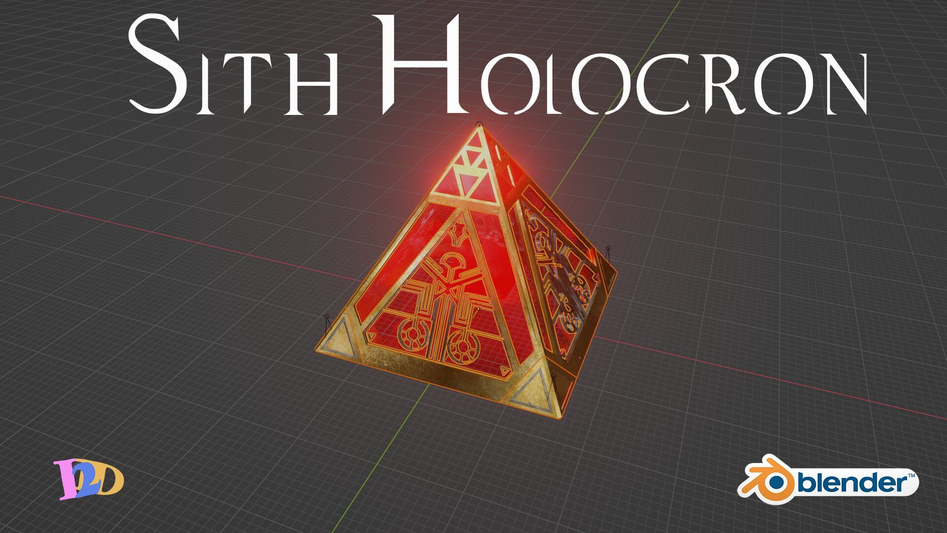 Sith Holocron 02 for Blender - 3D Model by den