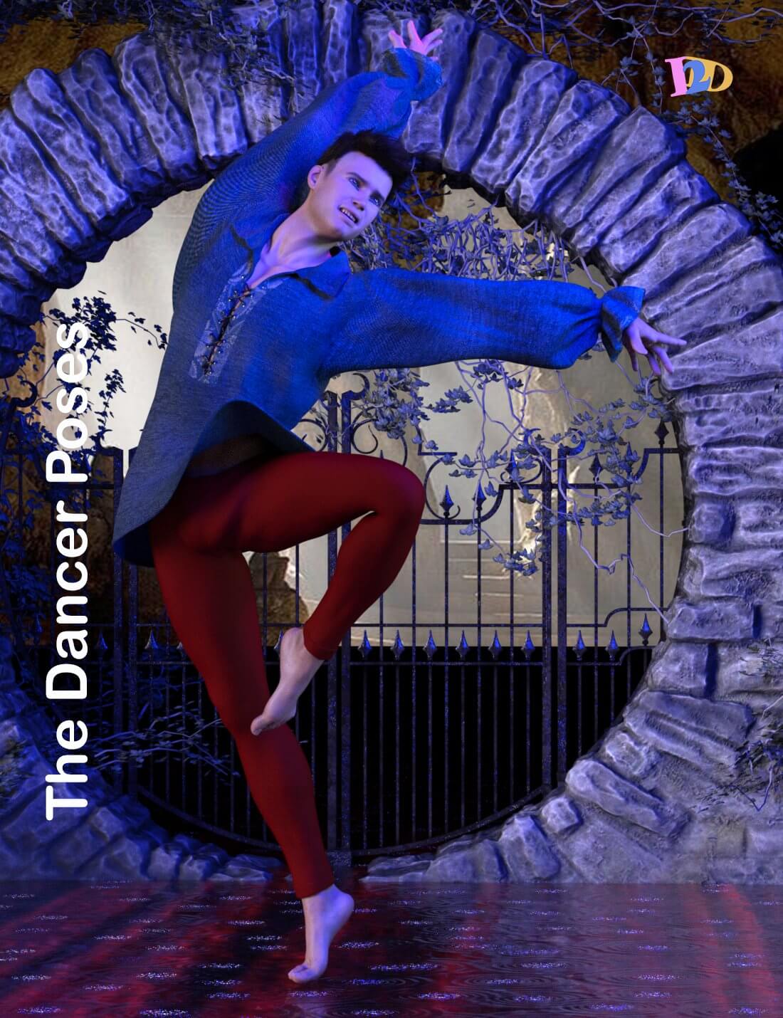 The Dancer Poses For Andrew HD and Genesis 8.1 Male - Daz Content by den