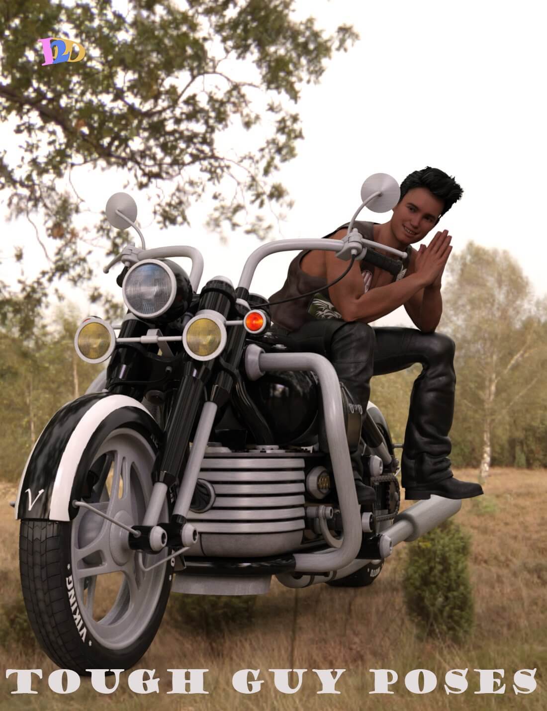 Tough Guy Poses For Henry HD, Genesis 8.1 and 8 Male - Daz Content by den