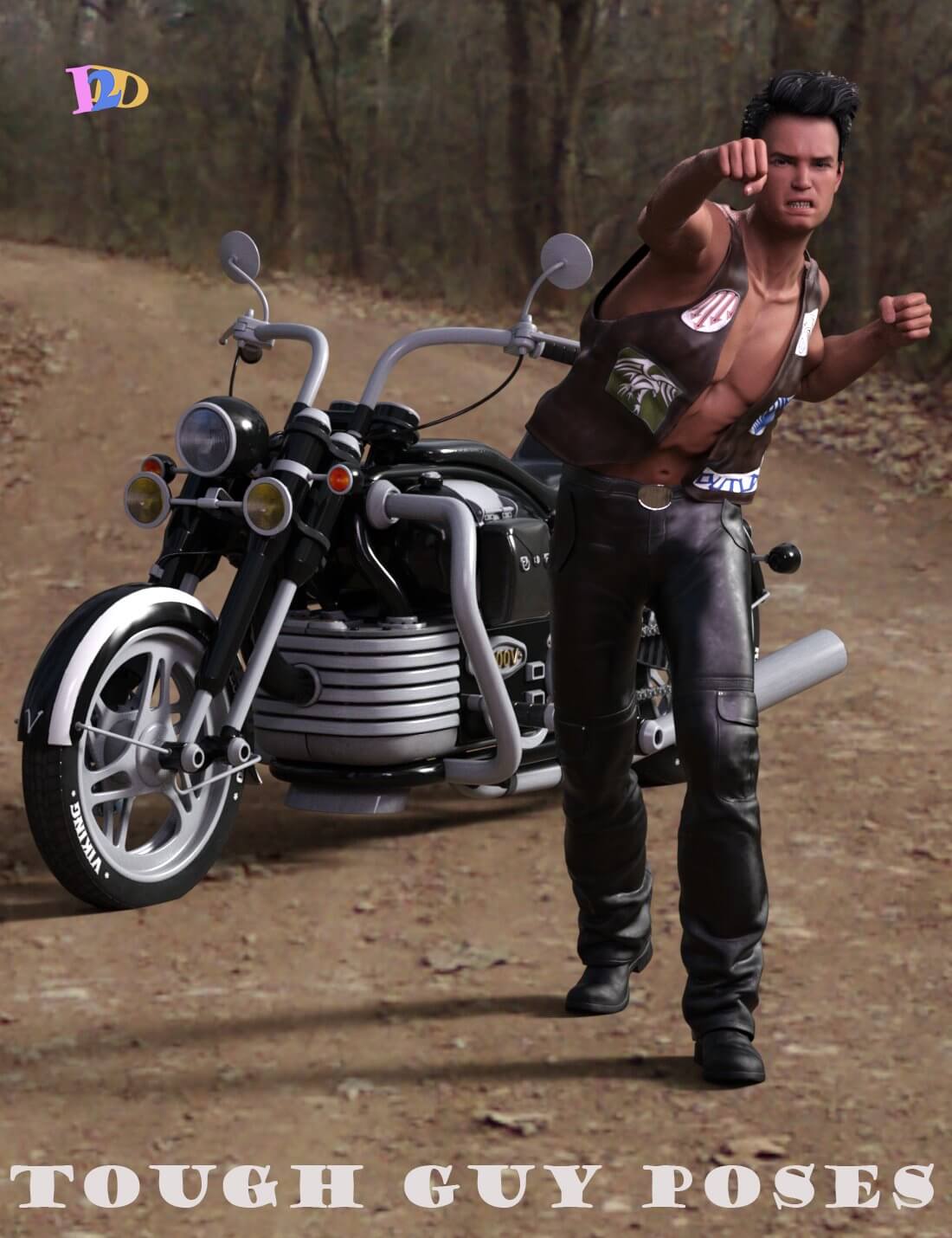 Tough Guy Poses For Henry HD, Genesis 8.1 and 8 Male - Daz Content by den