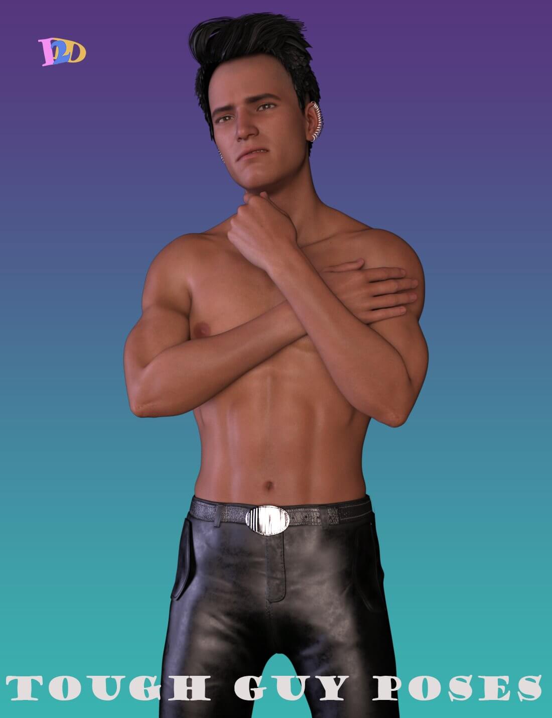 Tough Guy Poses For Henry HD, Genesis 8.1 and 8 Male - Daz Content by den