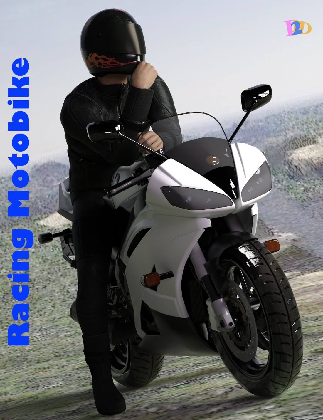 Vehicles Series: I2D Racing Motorbike - Daz Content by den