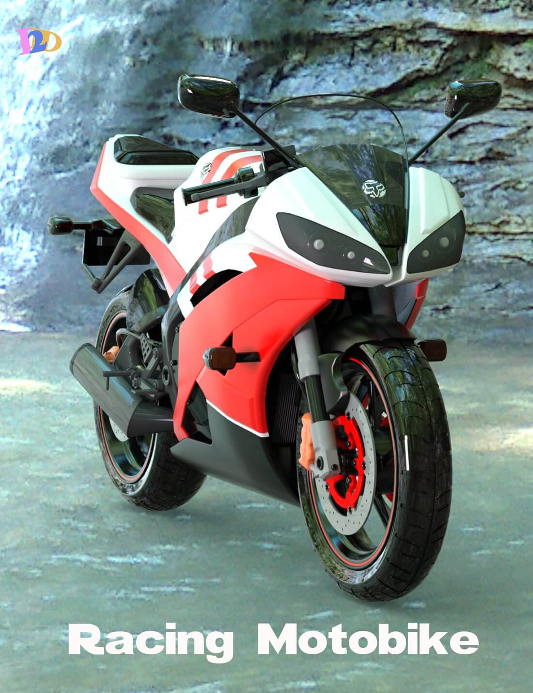 Vehicles Series: I2D Racing Motorbike - Daz Content by den