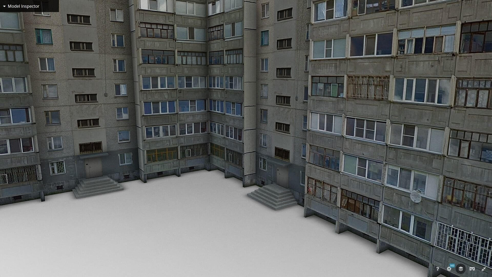 10 Story Residential Building - 3D Model by denlog