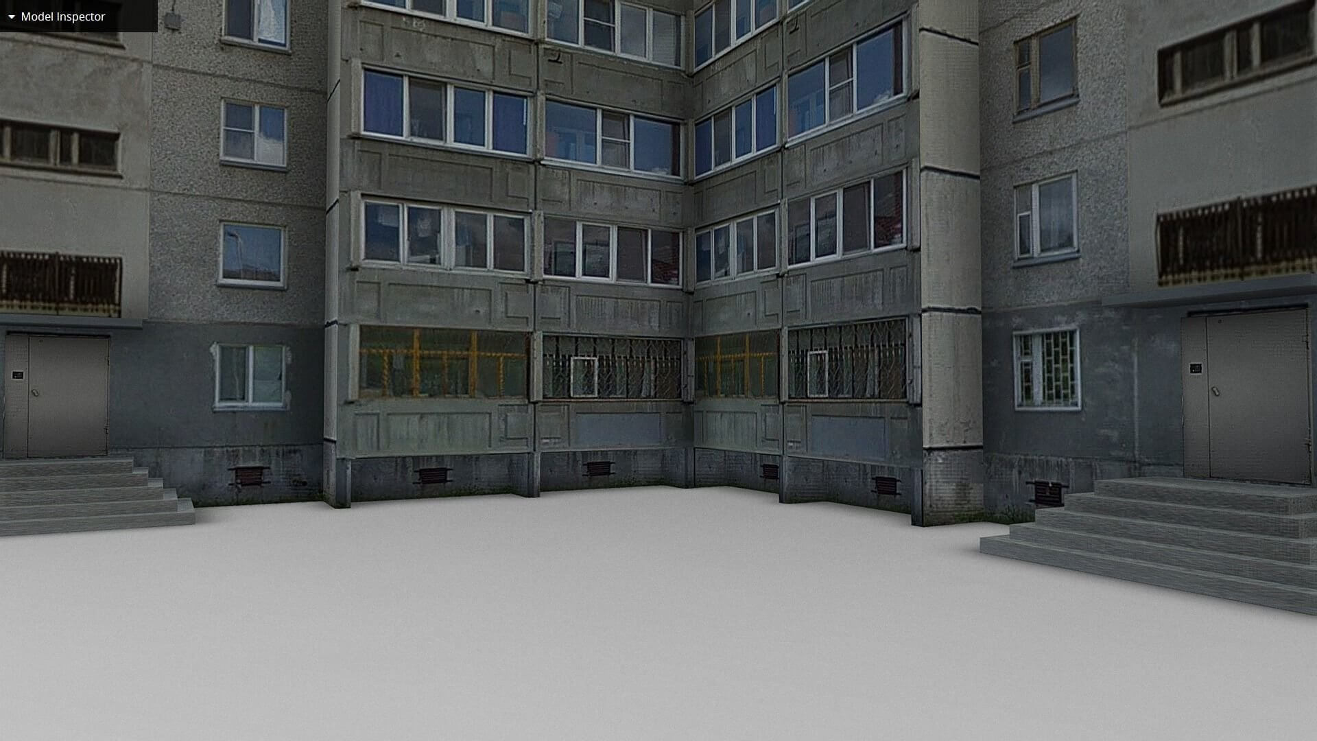 10 Story Residential Building - 3D Model by denlog