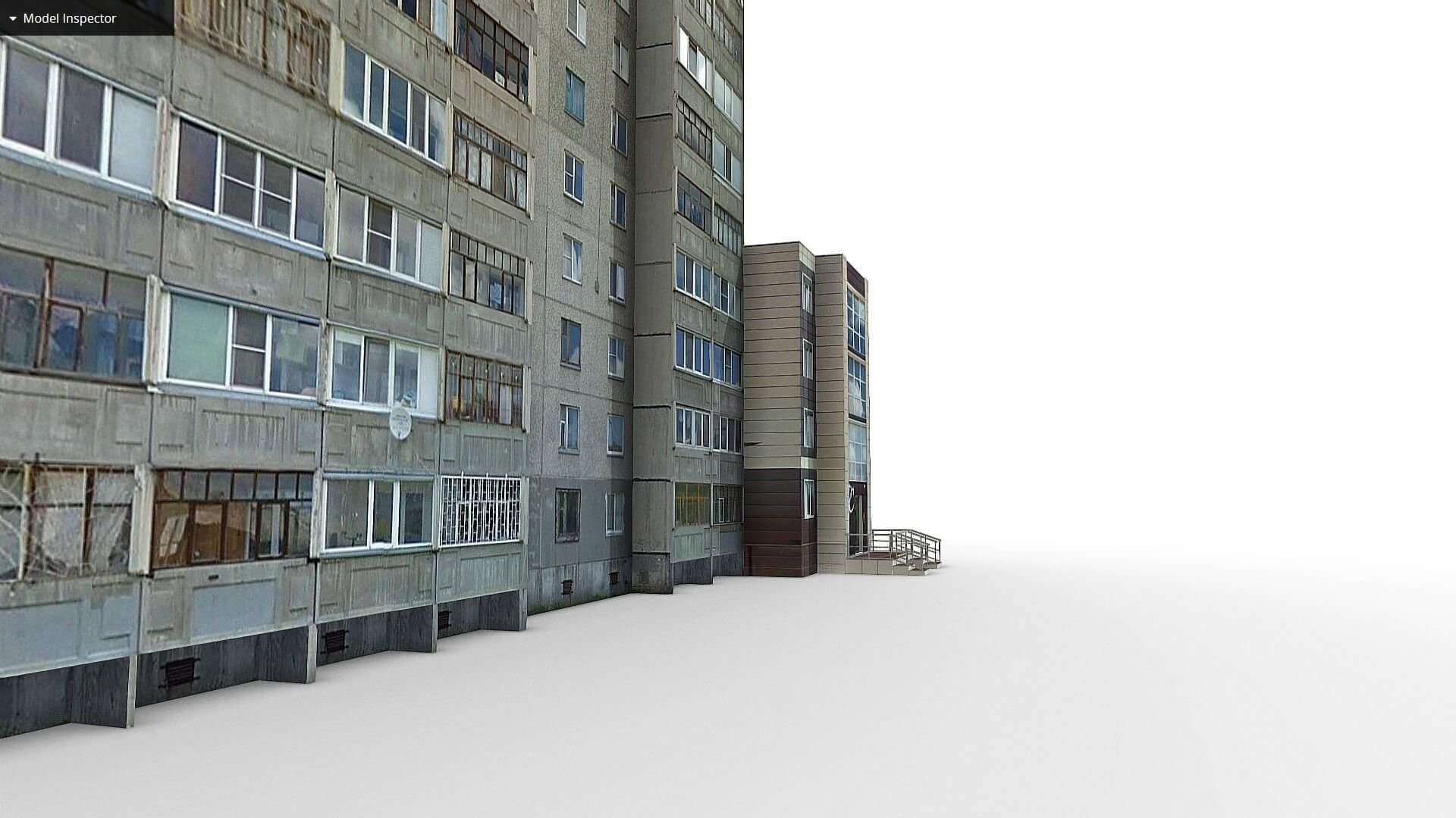 10 Story Residential Building - 3D Model by denlog