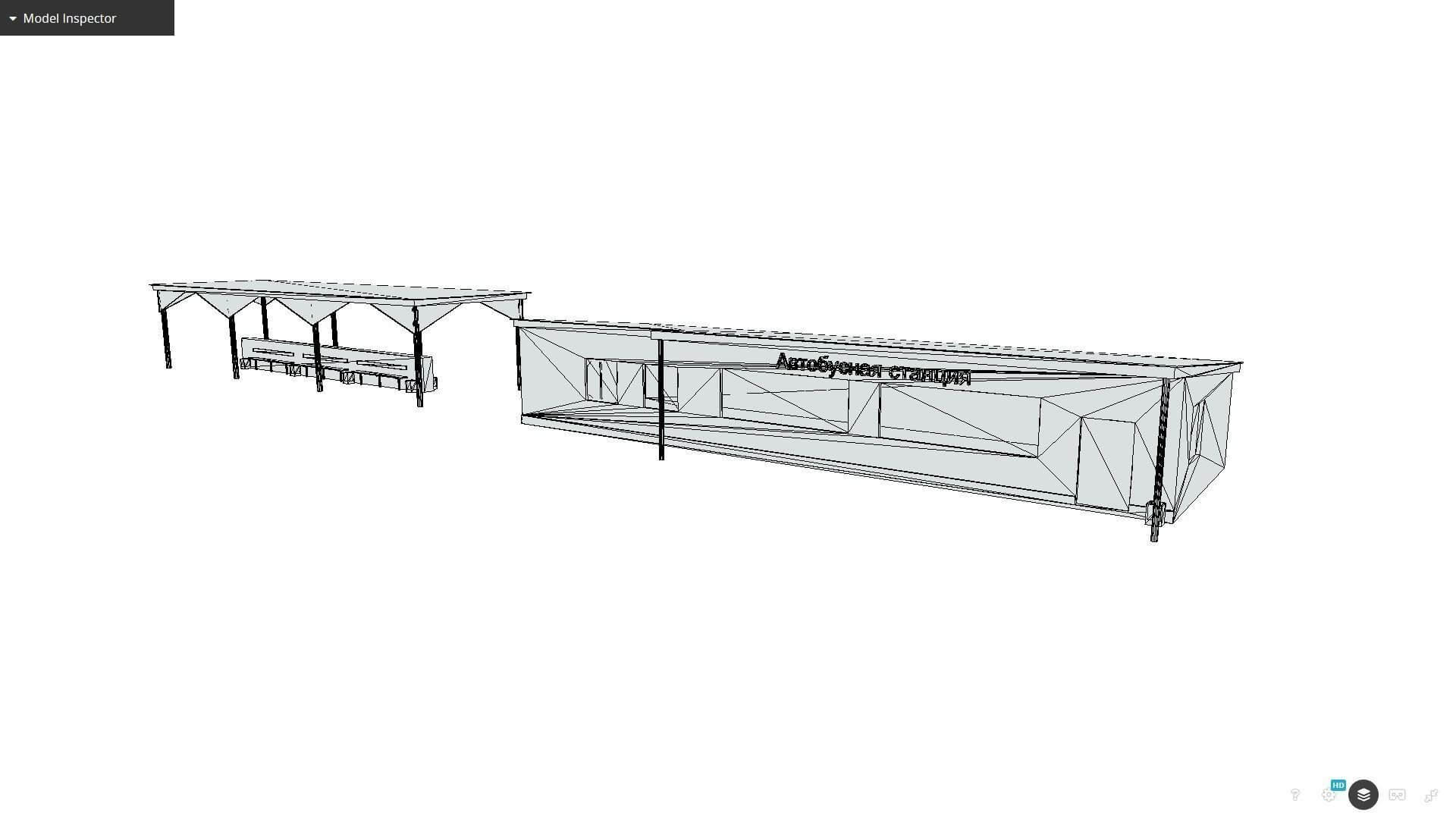 Bus Station - 3D Model by denlog