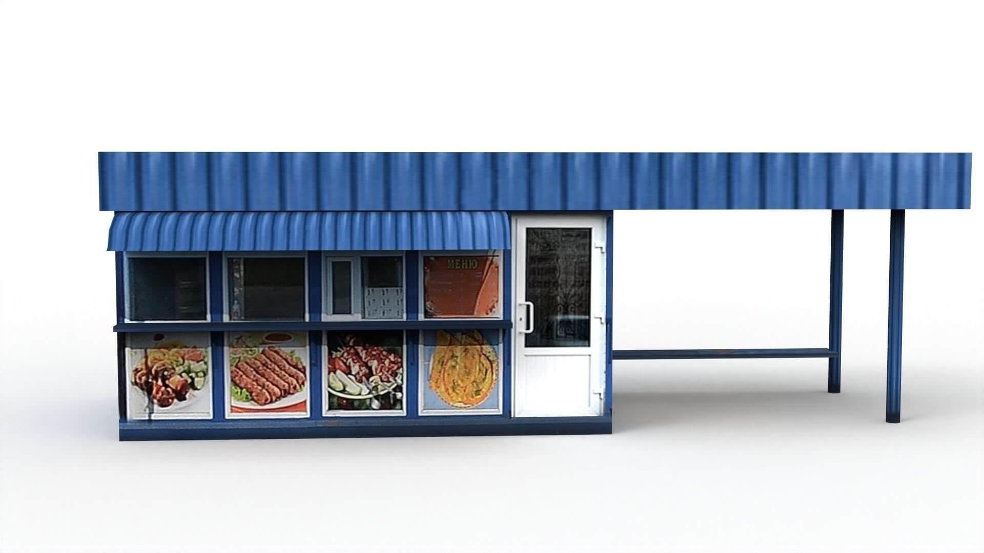 Bus Stop Shop - 3D Model by denlog