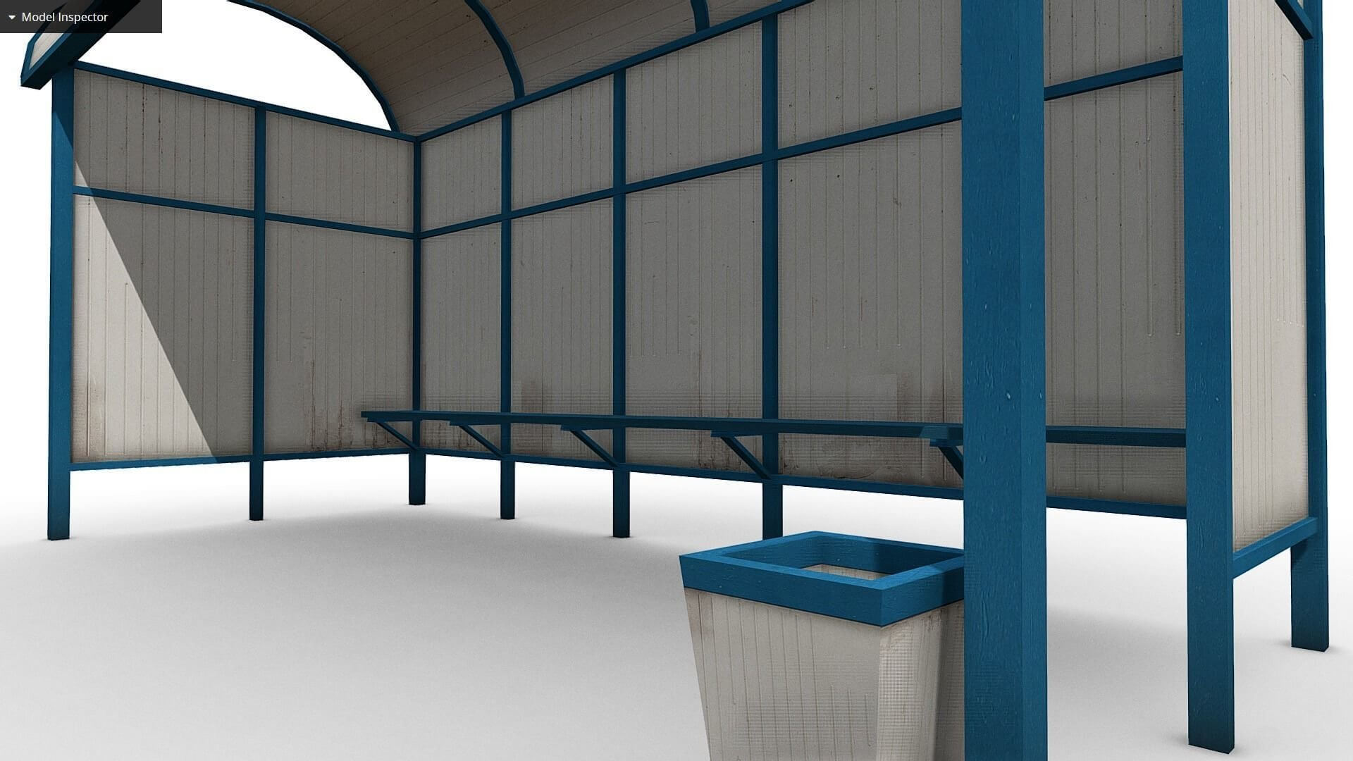 Bus Stop - 3D Model by denlog