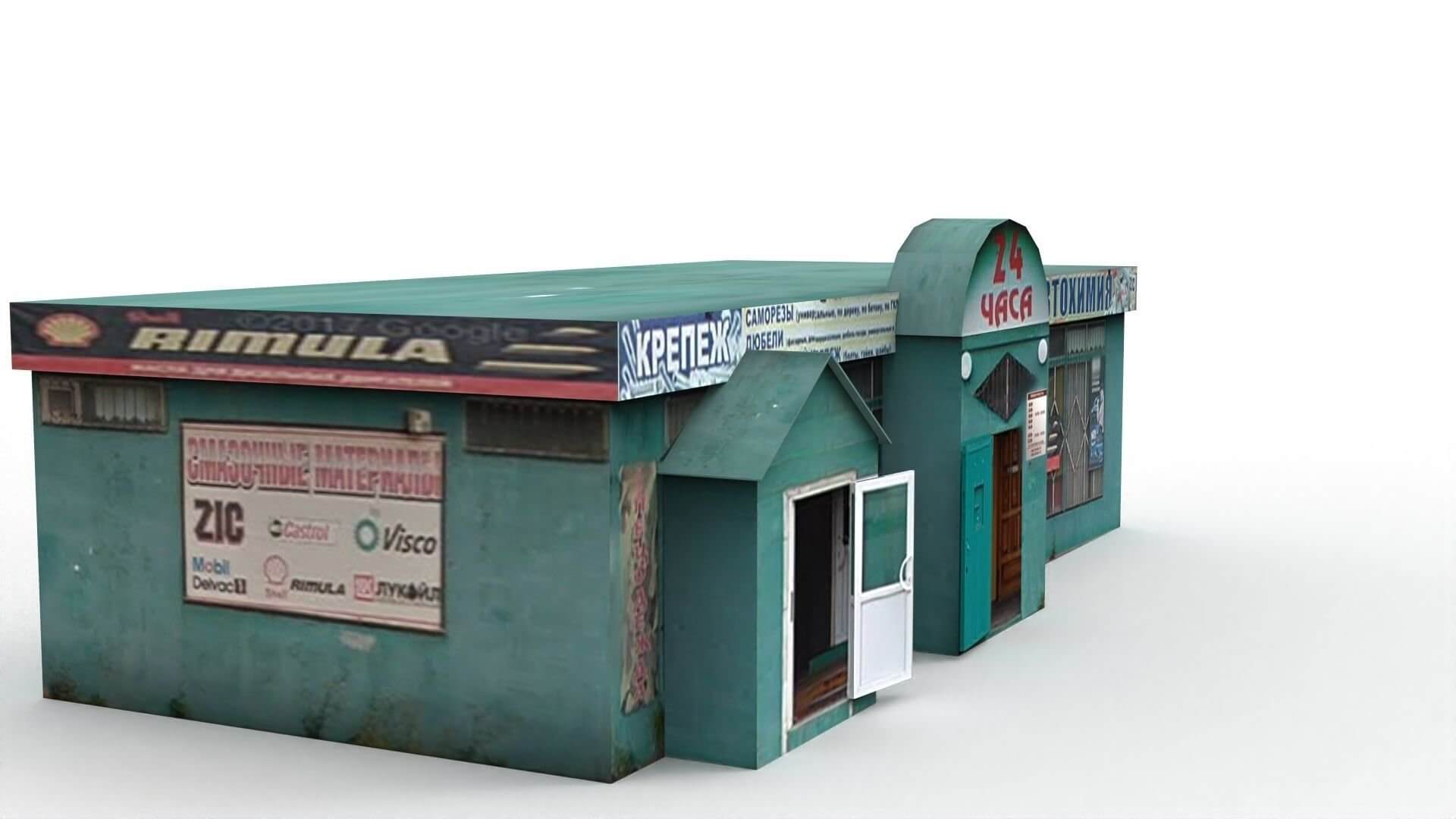 Car Shop - 3D Model by denlog