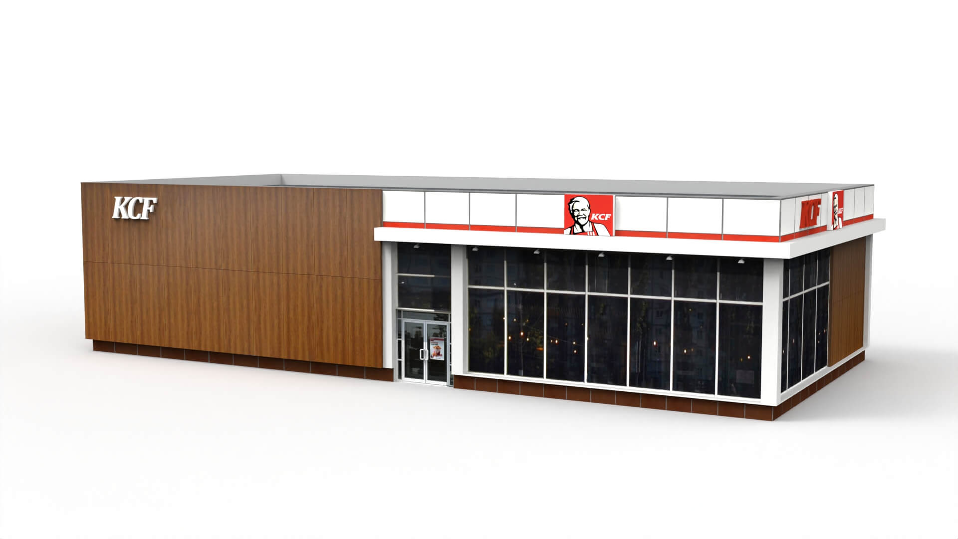 Fast Food Cafe - 3D Model by denlog