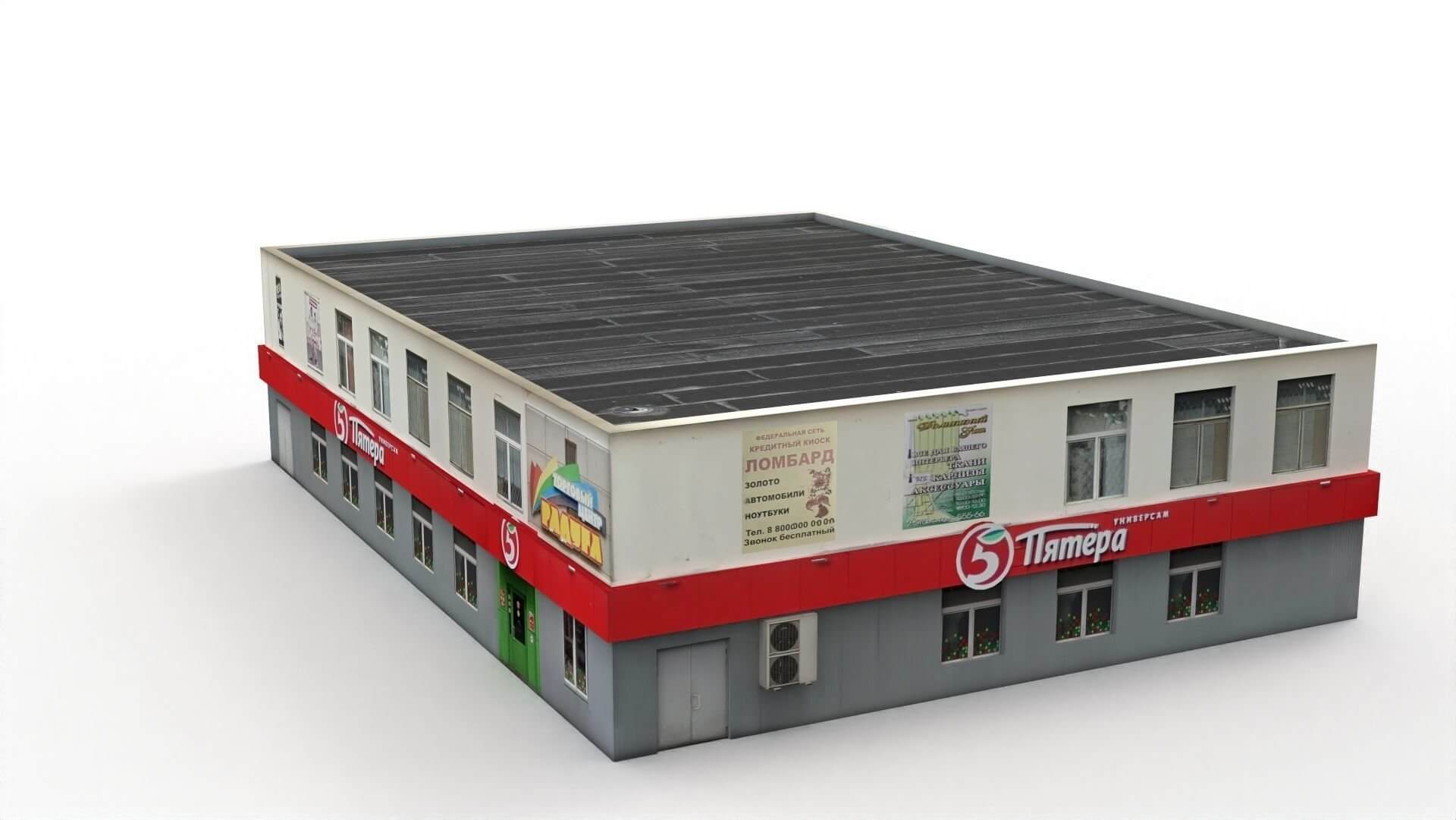 Food Shop - 3D Model by denlog