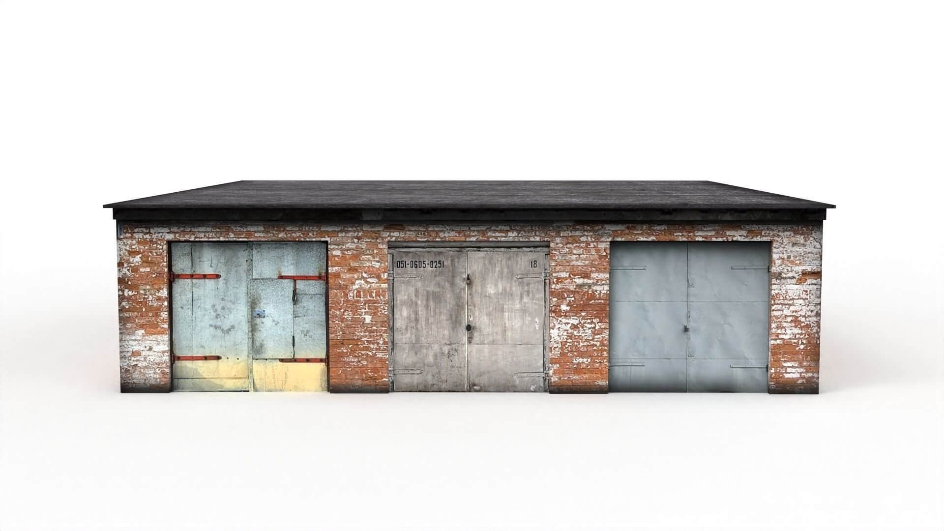 Garage - 3D Model by denlog