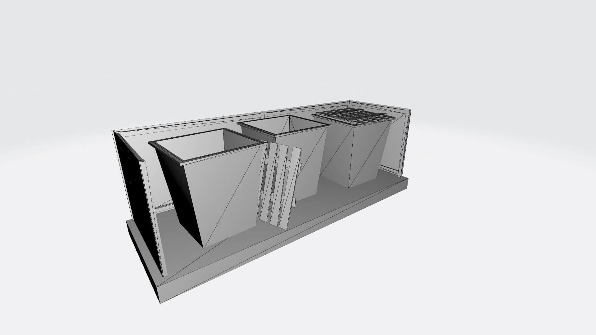 Garbage Containers - 3D Model by denlog