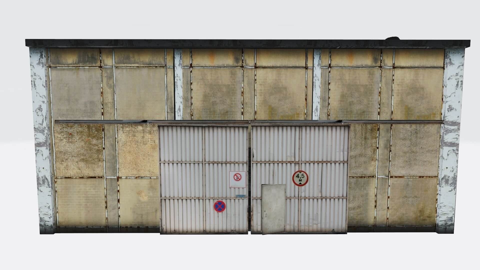 Hangar - 3D Model by denlog